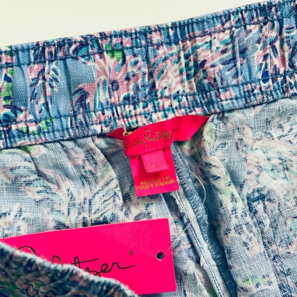 Lilly Pulitzer | Pants & Jumpsuits | Nwt 28 Lilly Pulitzer Taron Linen ...